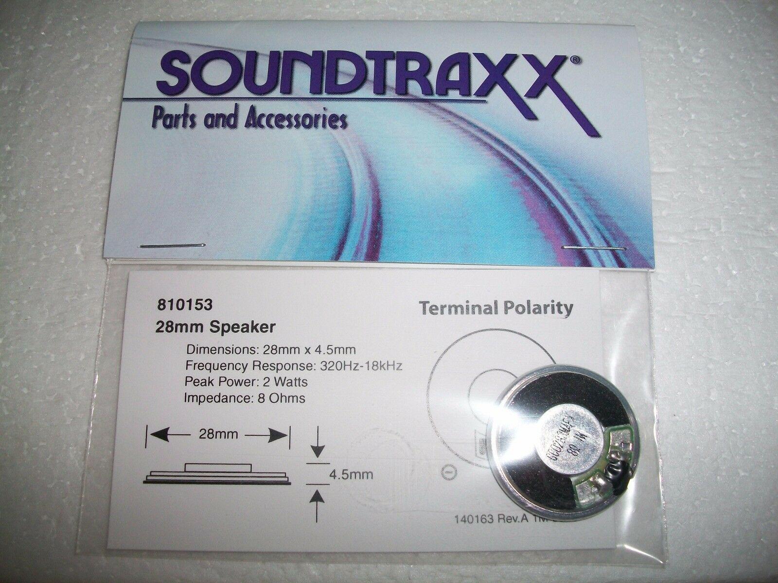 SOUNDtraxx 8 Ohm Speaker 1 Watt 28mm Round TUC810153 Misc. Train Accys ...